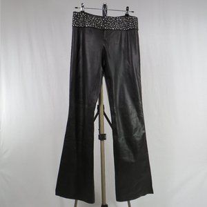 Cache Luxe Black Leather Pants - Gem